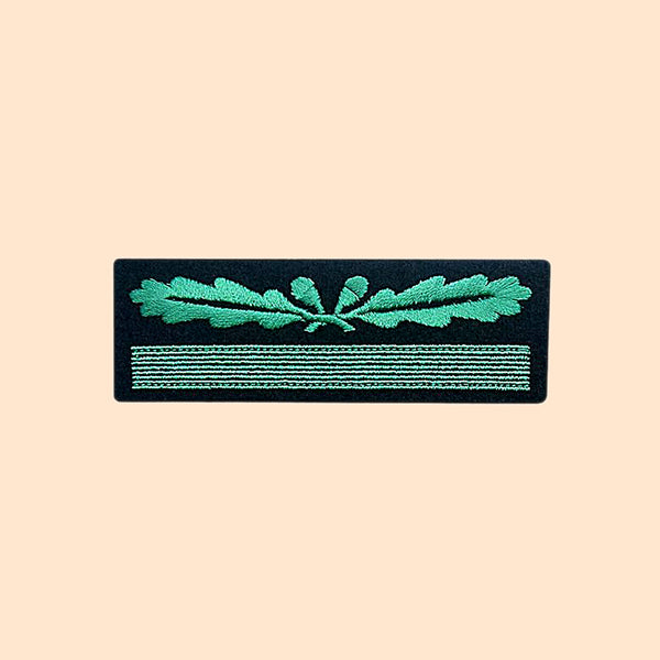 WW2 German Army 2nd Lieutenant Sleeve Rank Insignia Heer Leutnant Dien ...